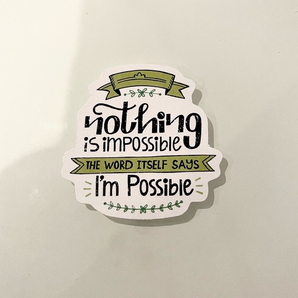 Design | 51 Inspirational Waterproof New Vinyl Sticker Decal | Poshmark